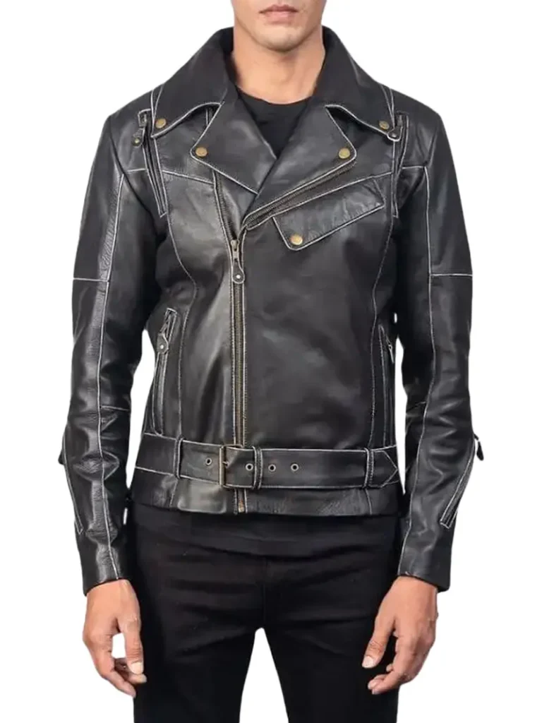 Leather Motorcycle Jacket | Cowhide Jacket
